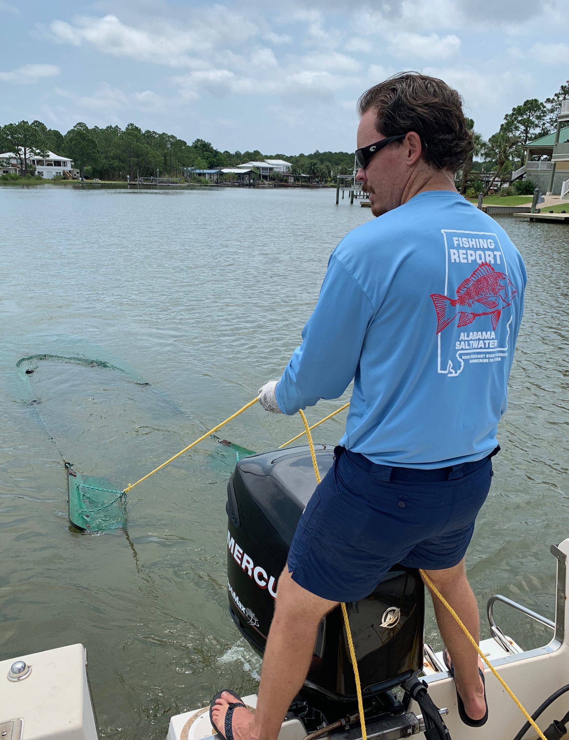 How to Pull a Recreational Shrimp Trawl Net For Bait or Dinner