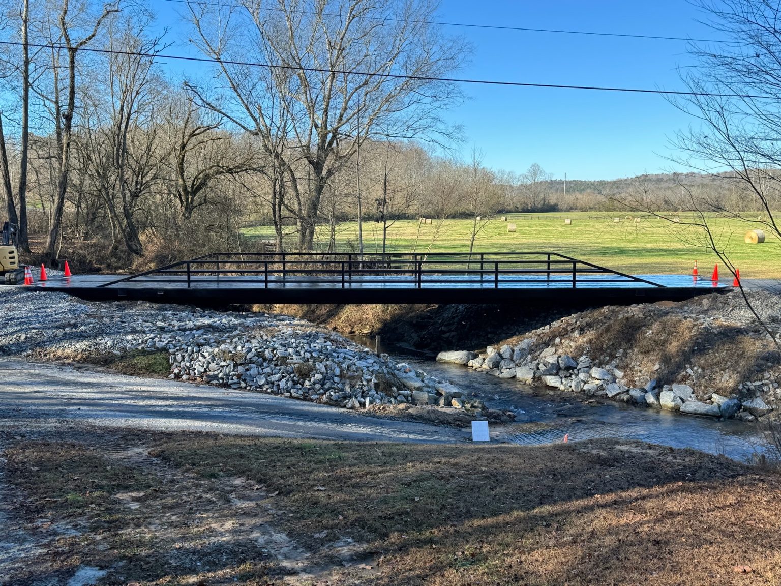 How to Build a Bridge Over a Creek on Your Property